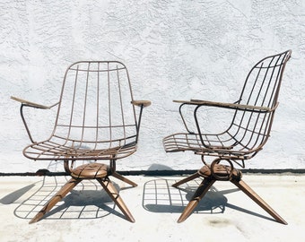 Modern Wire Patio Chair - Etsy