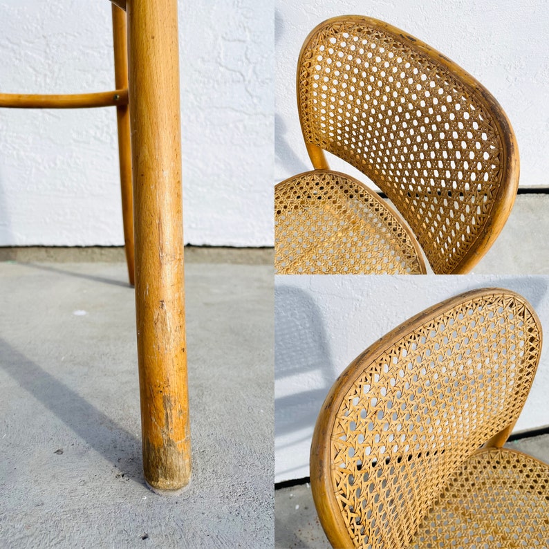 Vintage Hoffmann Bentwood Thonet 811 Bar Stools by Fmg - Etsy