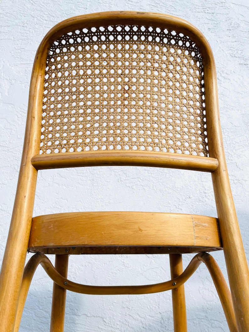 Vintage Hoffmann Bentwood Thonet 811 Bar Stools by Fmg - Etsy