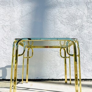 Vintage Milo Baughman Style Brass End Table Gold End Table - Etsy