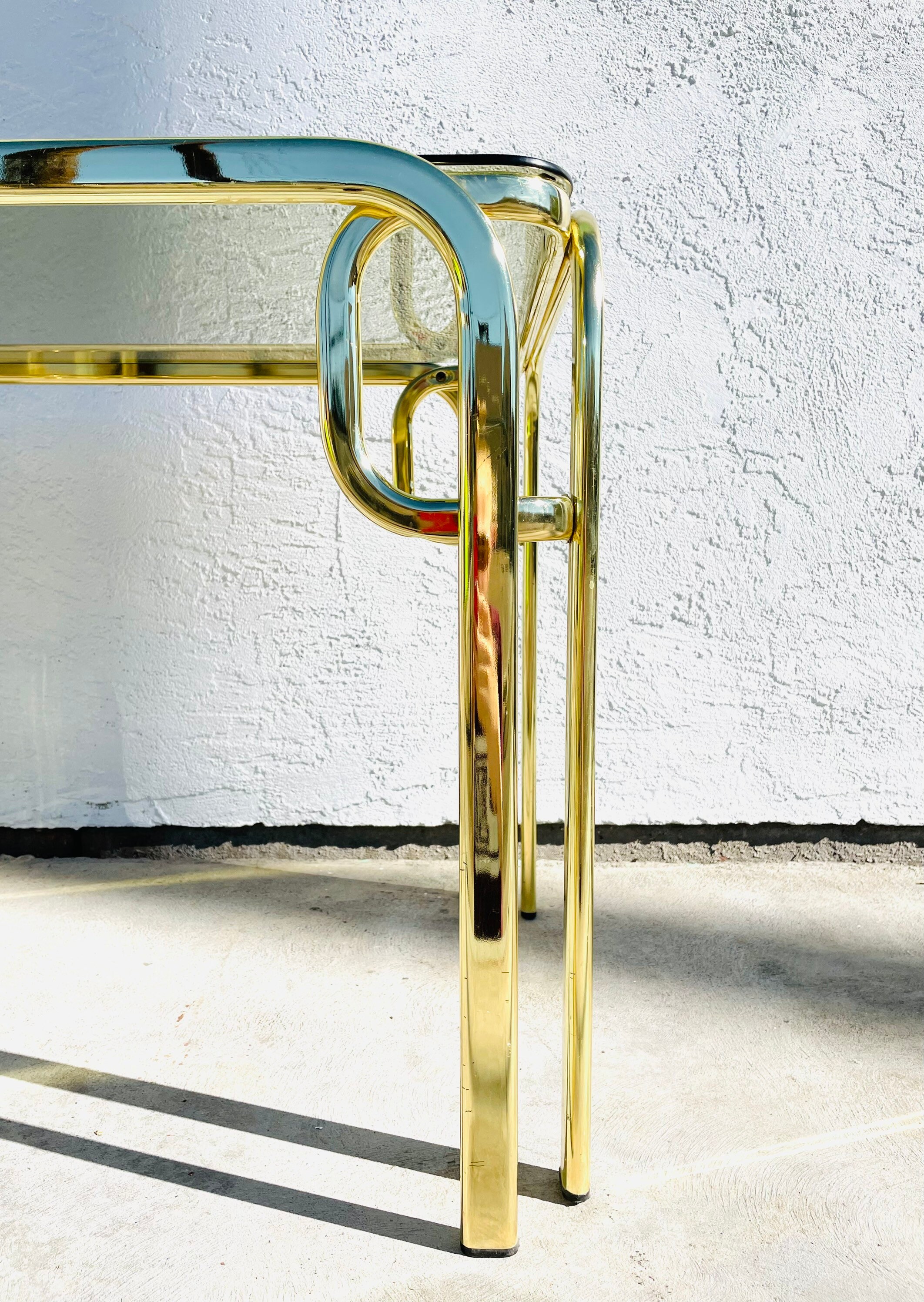 Vintage Milo Baughman Style Brass End Table Gold End Table - Etsy