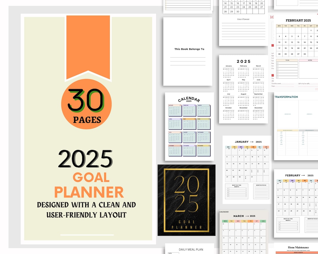 Op 5 Goals - Yearly Goals, Quarterly Goals, Monthly Goals, Weekly Goals ...