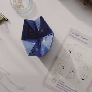 Printable Fortune Teller / Cootie Catcher — Halloween, Digital Download ...