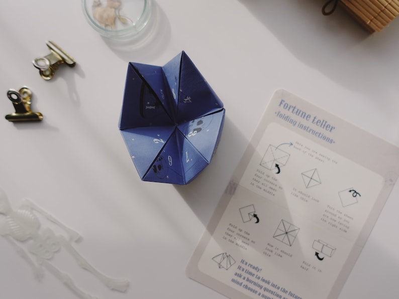 Printable Fortune Teller / Cootie Catcher — Halloween, Digital Download ...