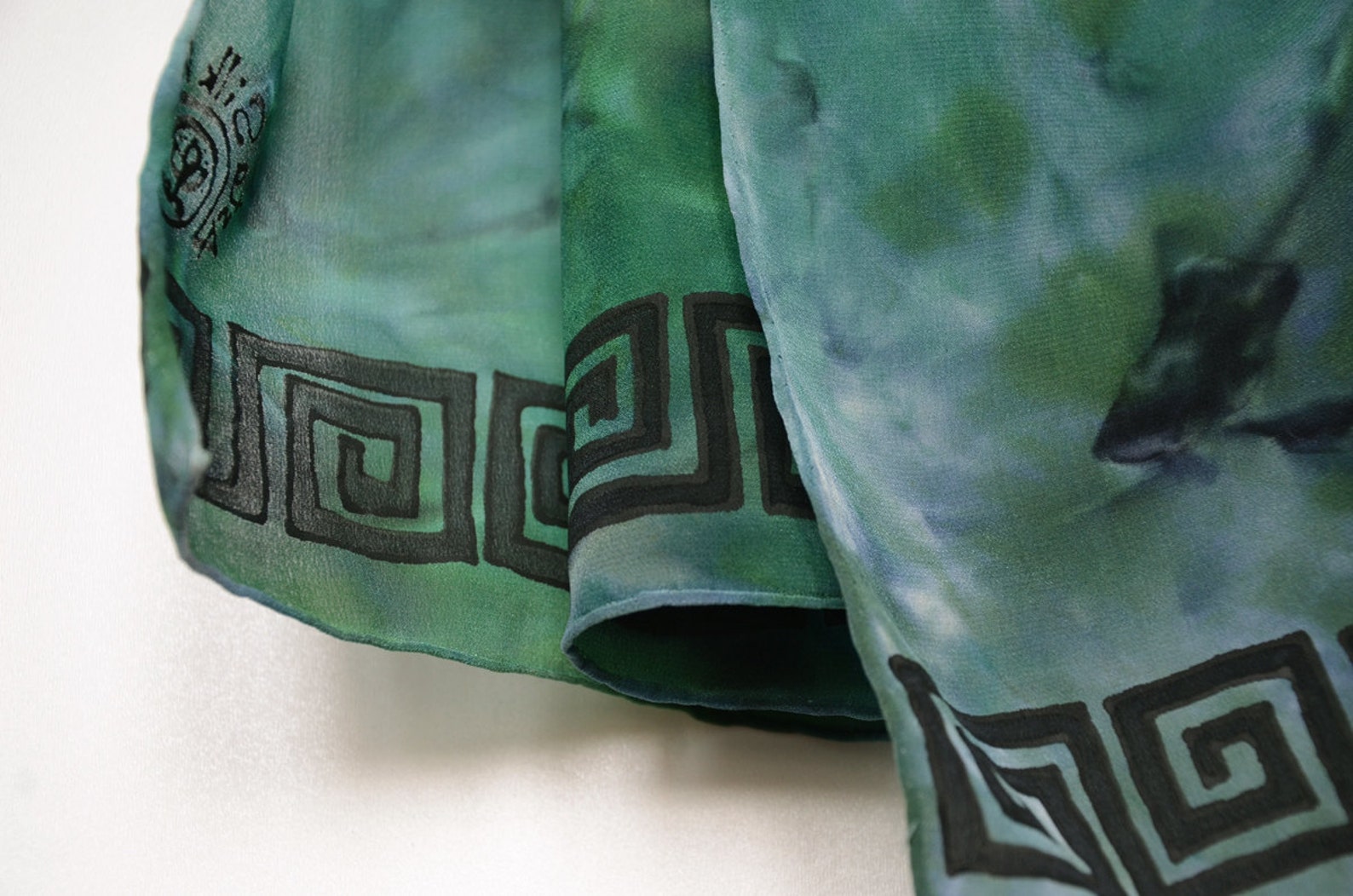 Mens Silk Scarf Green Scarf for Men Green Men Scarf Mens - Etsy