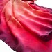 Gift for Mom Red Silk Scarf Square Red Scarf Hand Painted Scarf Silk ...