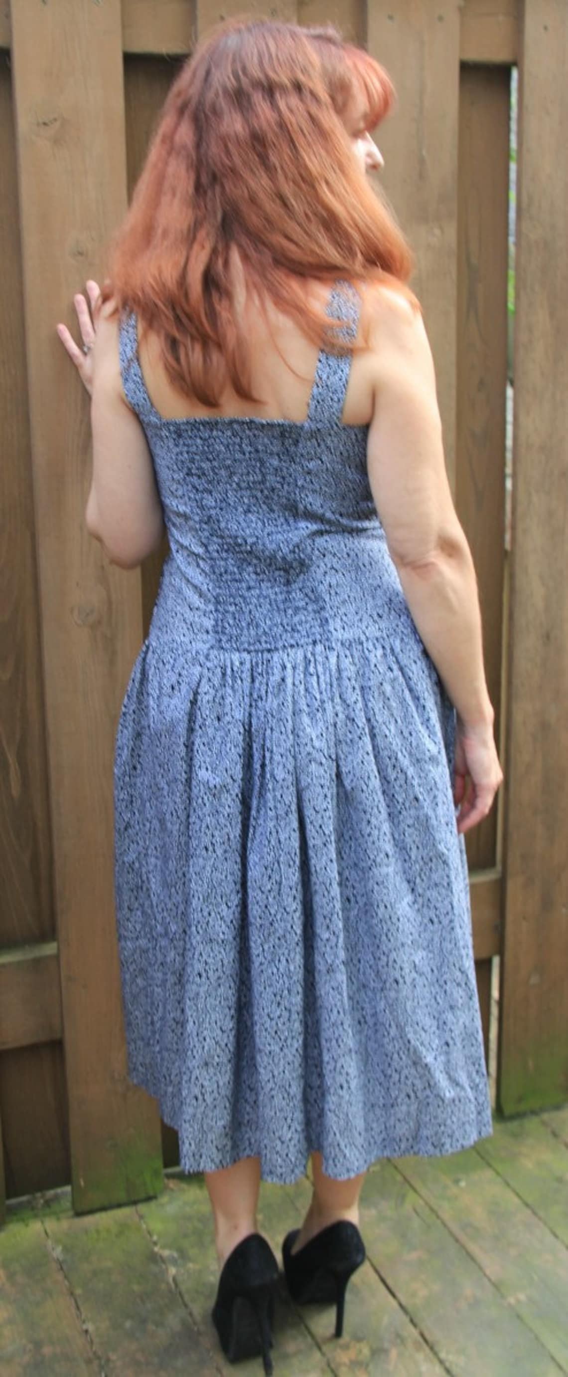 Vintage Sundress/gunny Sack Dress/vintage Drop Waist Dress/drop Waist ...