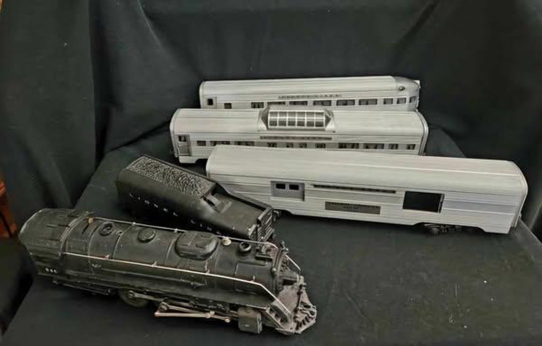Lionel 2222WS 1954 Streamliner Set, 646, 2046W, 2530, 2532, 2531 ...