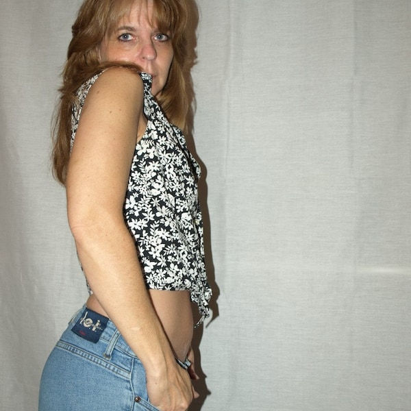 Vintage Midriff Top - Etsy