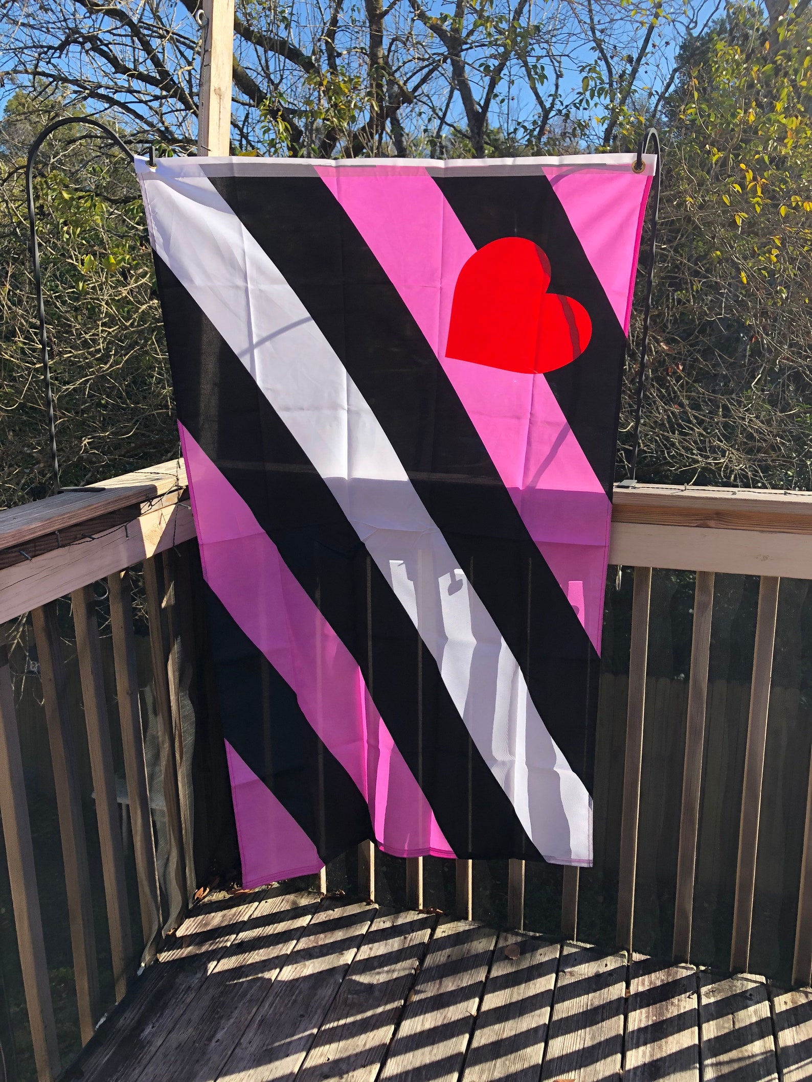 Lgbtqa Leather Girl Pride Flag Etsy