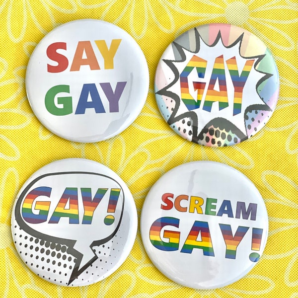 Gay Badges - Etsy