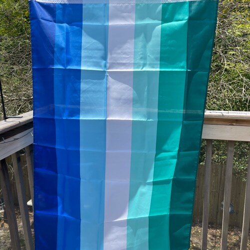 Gay Male Pride Tube Scarf MLM Pride Scarf Blue Gay Flag Neck - Etsy