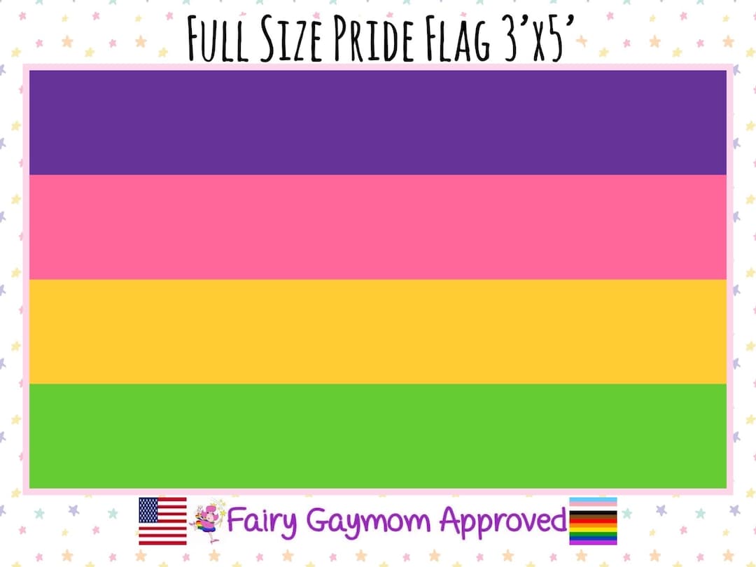 LGBTQA Lydia Sapphic WLW Lesbian Pride Flag - Etsy