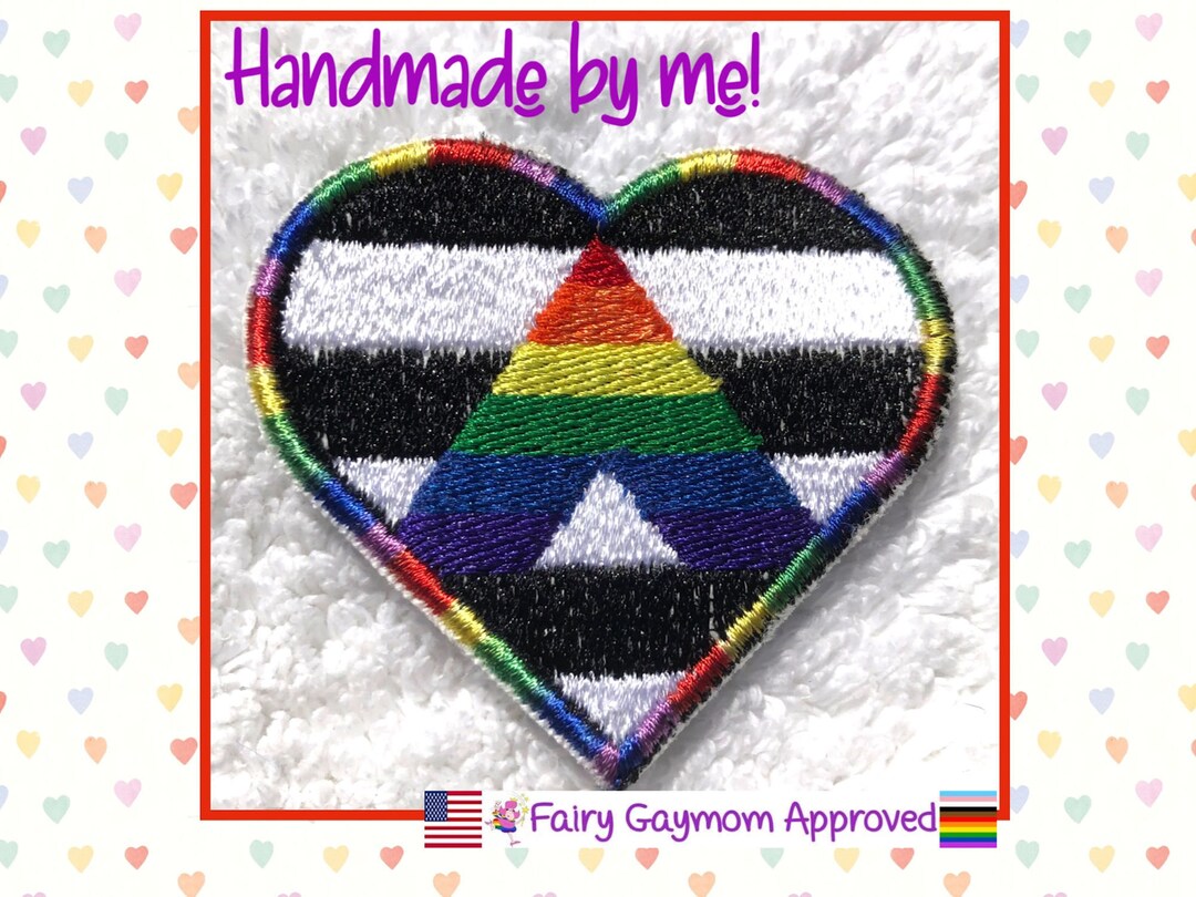LGBTQA Pride Straight Ally Patch - Etsy