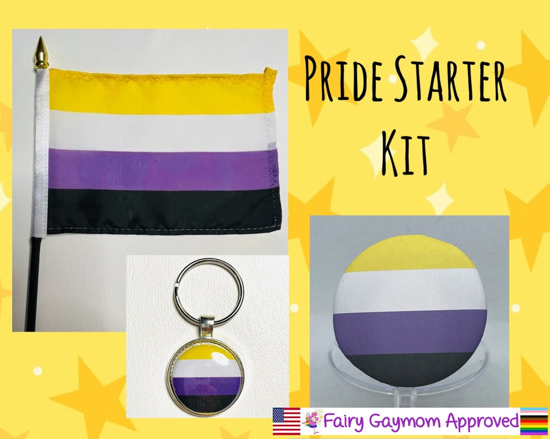 LGBTQA Non-binary Pride Rainbow Starter Kit - Etsy