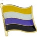 LGBTQA Nonbinary Flag Lapel Pin - Etsy