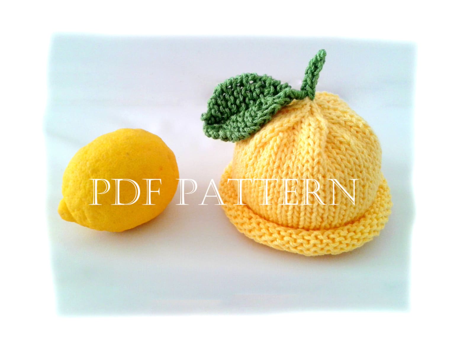 Instant Download Knitting PATTERN for Baby Lemon Hat PDF - Etsy