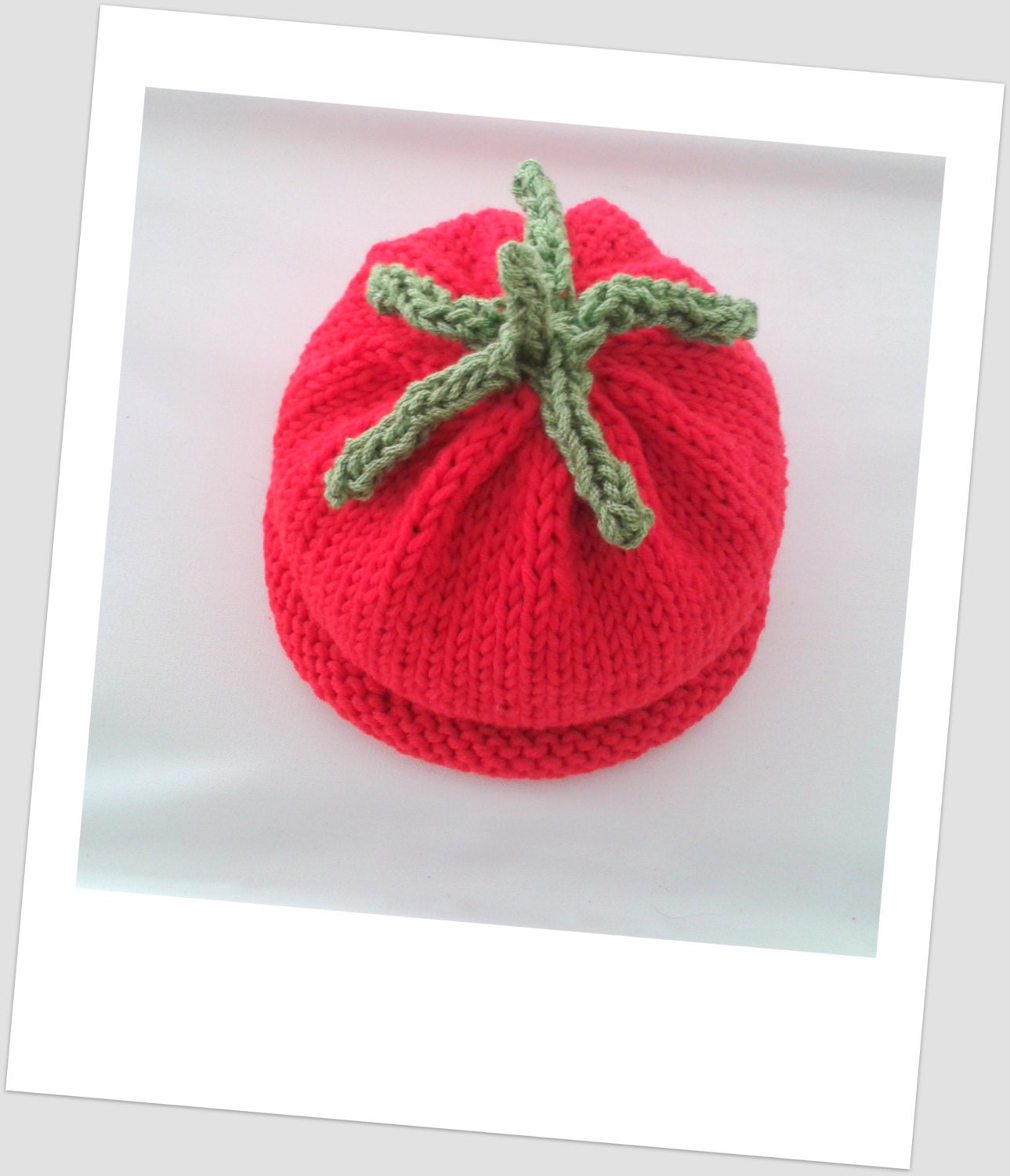 Instant Download Knitting PATTERN for Baby Tomato Hat PDF - Etsy