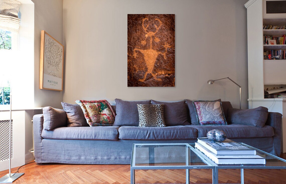 Native American Art, Moab Man Petroglyph, Rock Art, Indian Art, Utah ...