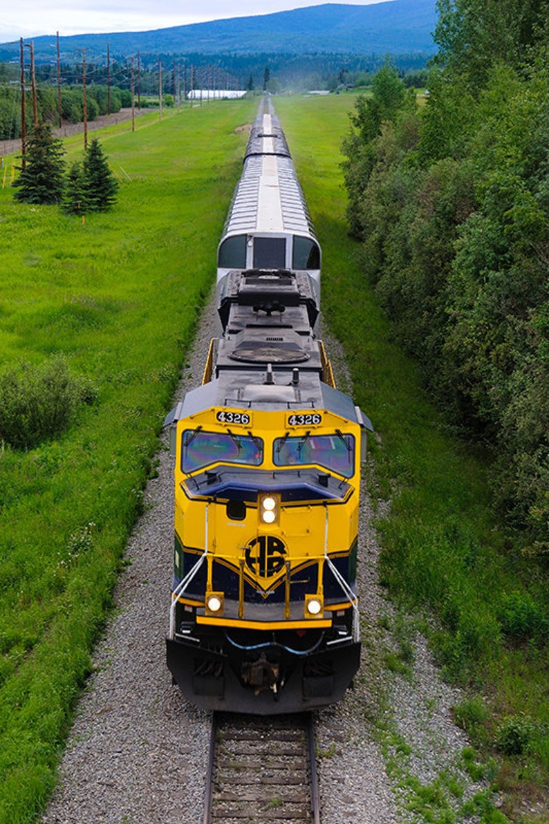 Alaska Railroad Train, Fairbanks, Last Frontier, Alaska Photography ...