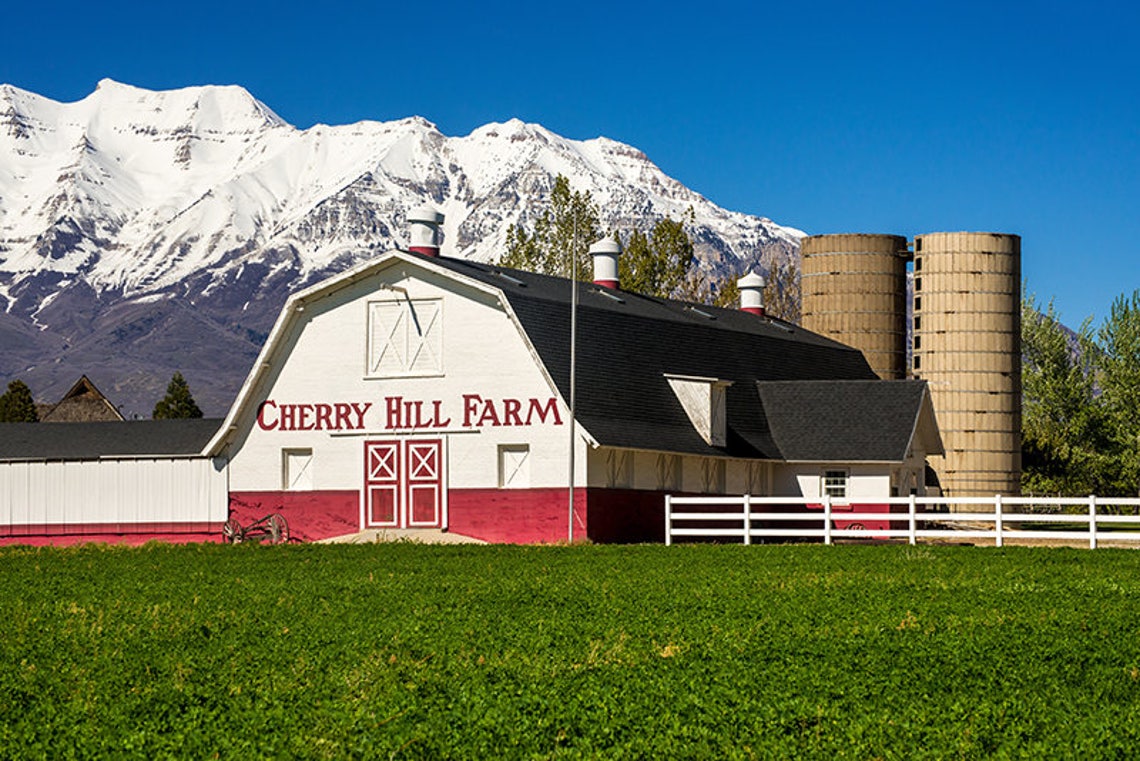 Country Art, Red Barn, Utah Photography, Dairy Farm, Timpanogos ...