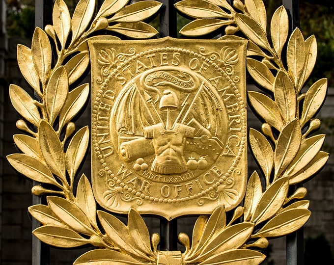 United States War Office Emblem, Arlington National Cemetery ...