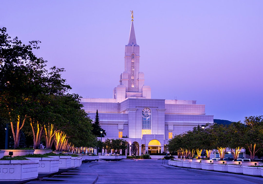 Bountiful Mormon LDS Temple, LDS Art, Mormon Art, Temple Photography ...