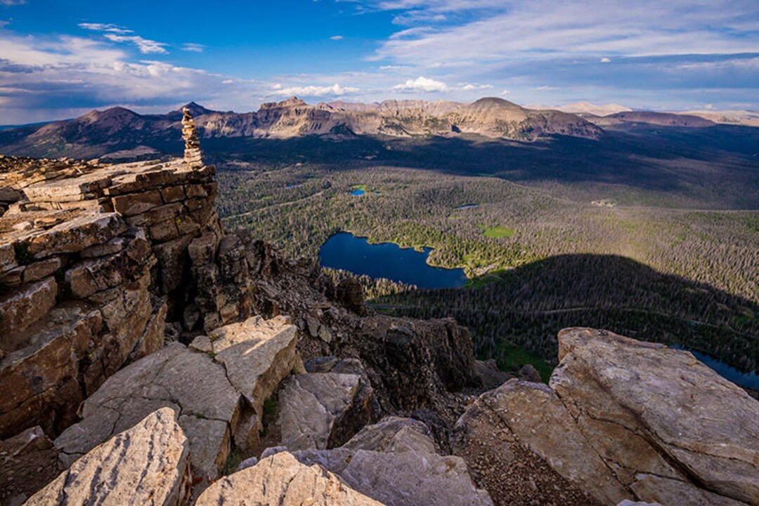 Bald Mountain, Uinta Range, Utah Landscape, Alpine Photography, Mirror ...