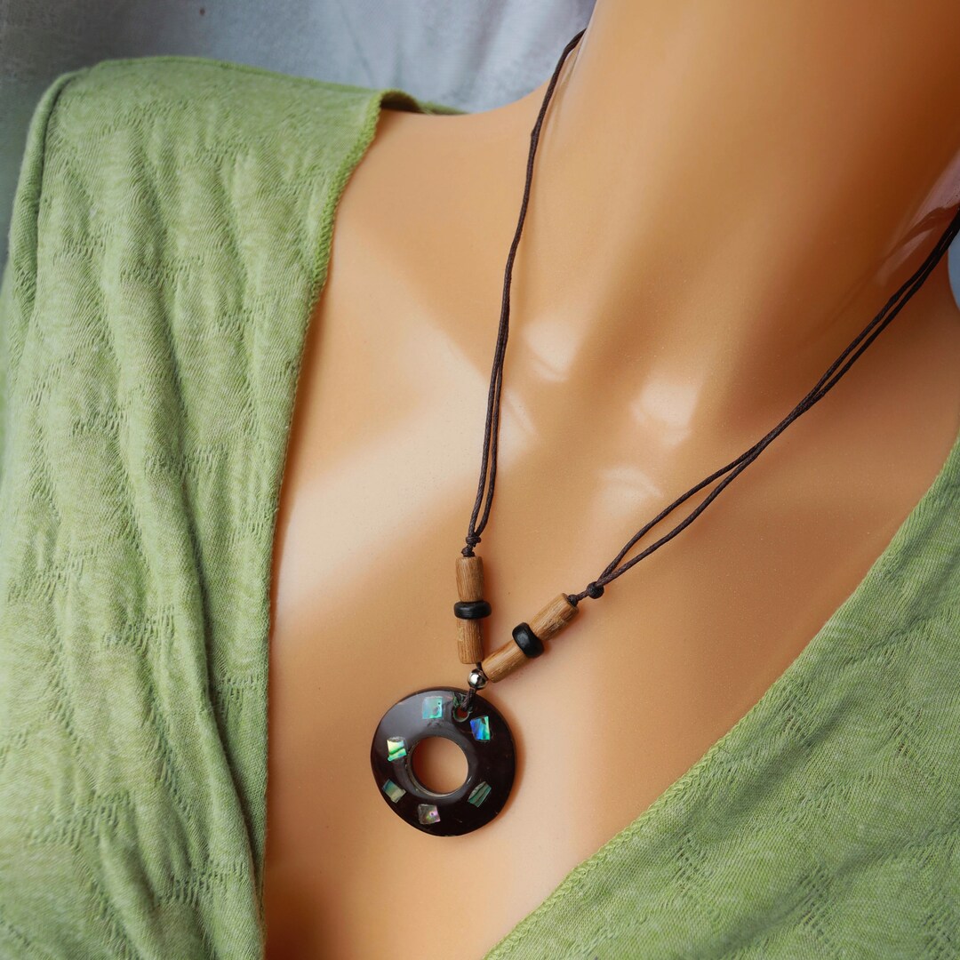 Mermaid Birthday Coconut Shell Pendant Necklace Ocean, Summer Beach ...