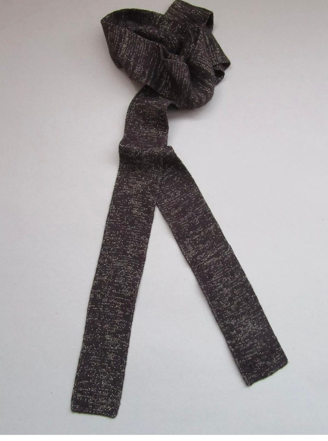 Skinny Scarf for Women, Long Skinny Scarf, Skinny Tie, Deadstock Skinny ...