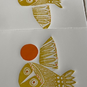 Fly by Limited Edition Linocut Artwork - Etsy