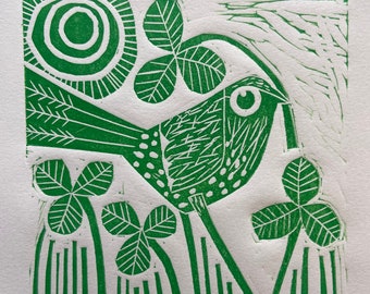 Baby Reindeer, Limited Edition Linocut Artwork - Etsy