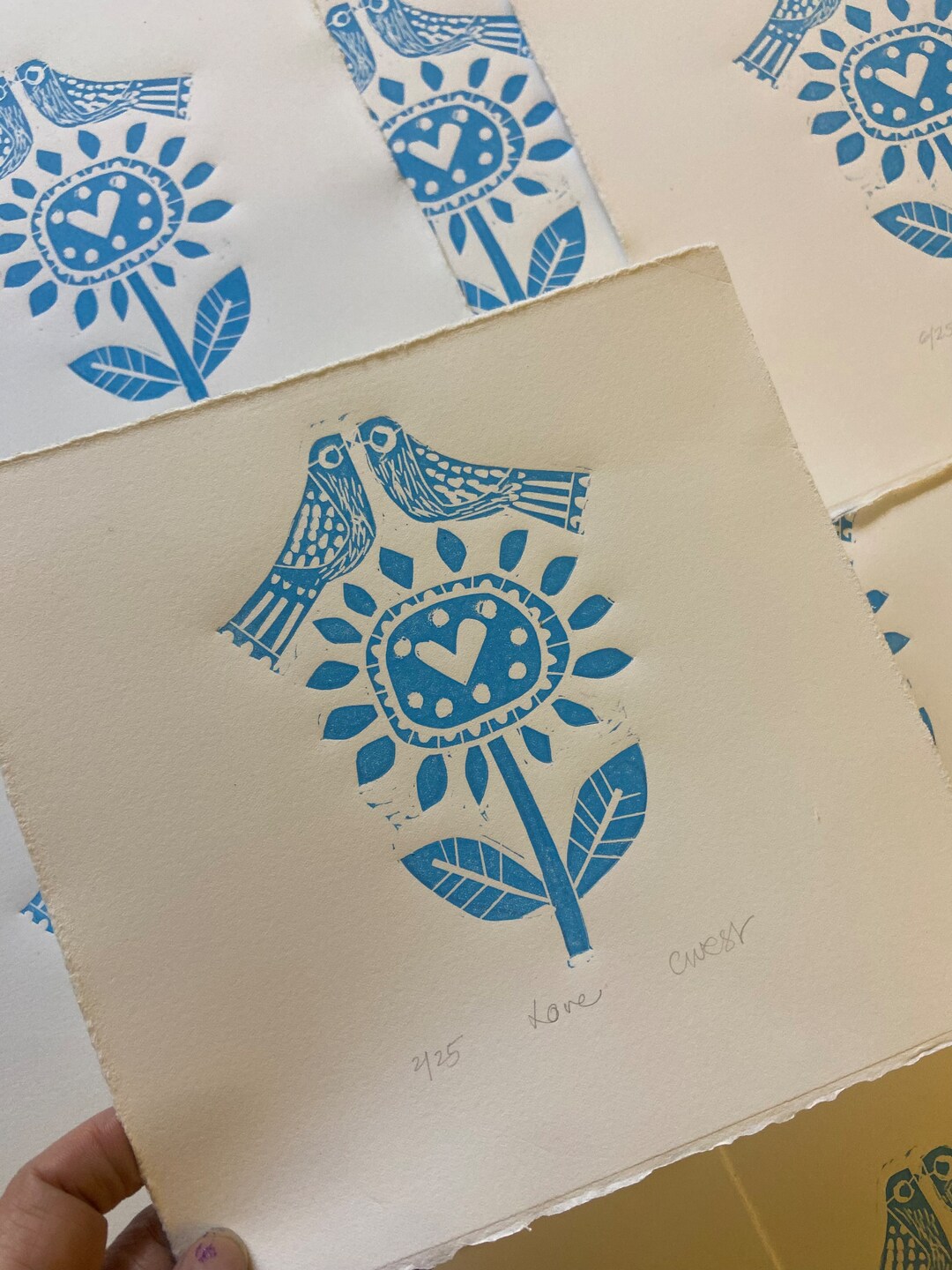 Love Limited Edition Linocut Print - Etsy