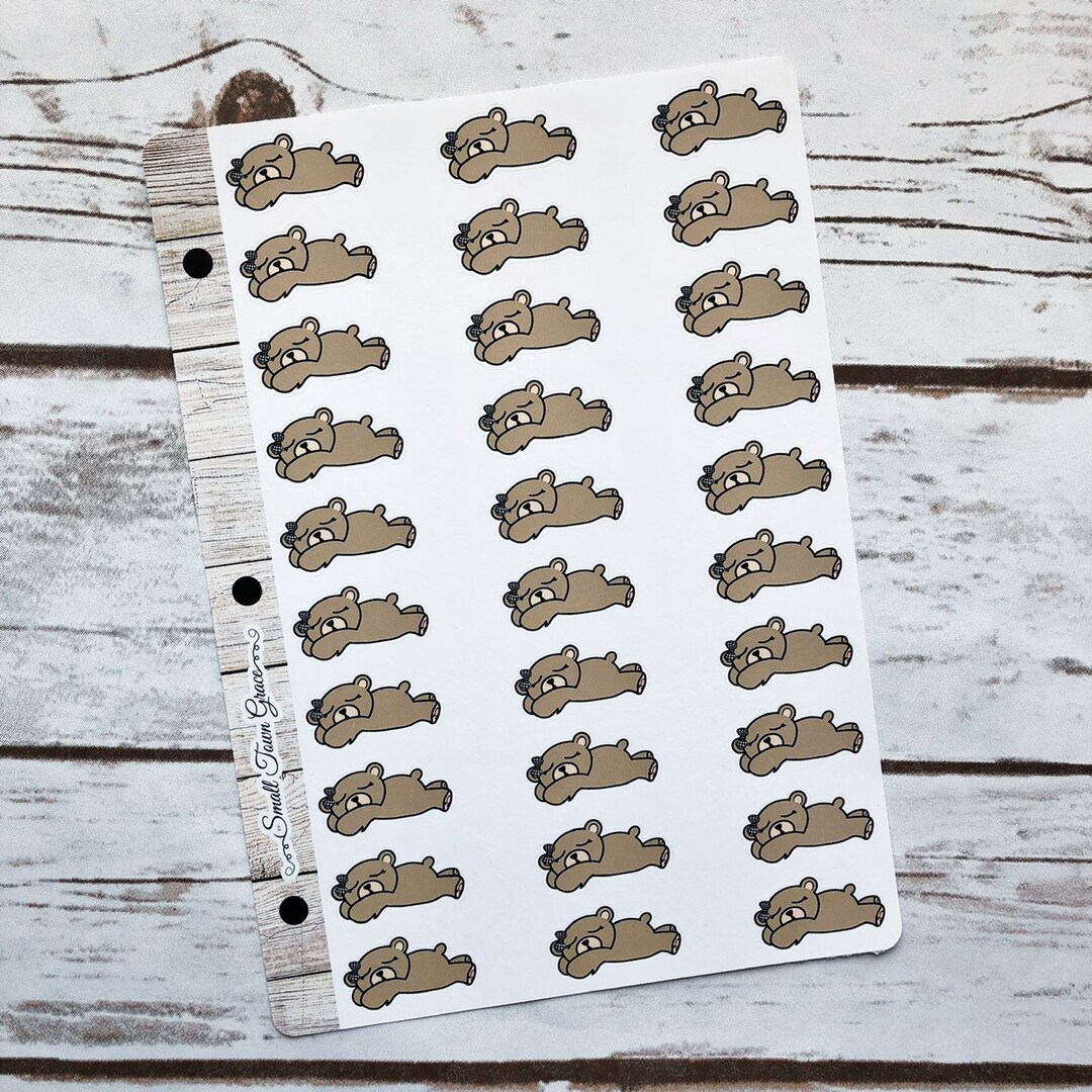 Gracie Napping Stickers Stickers to Help Organize and - Etsy