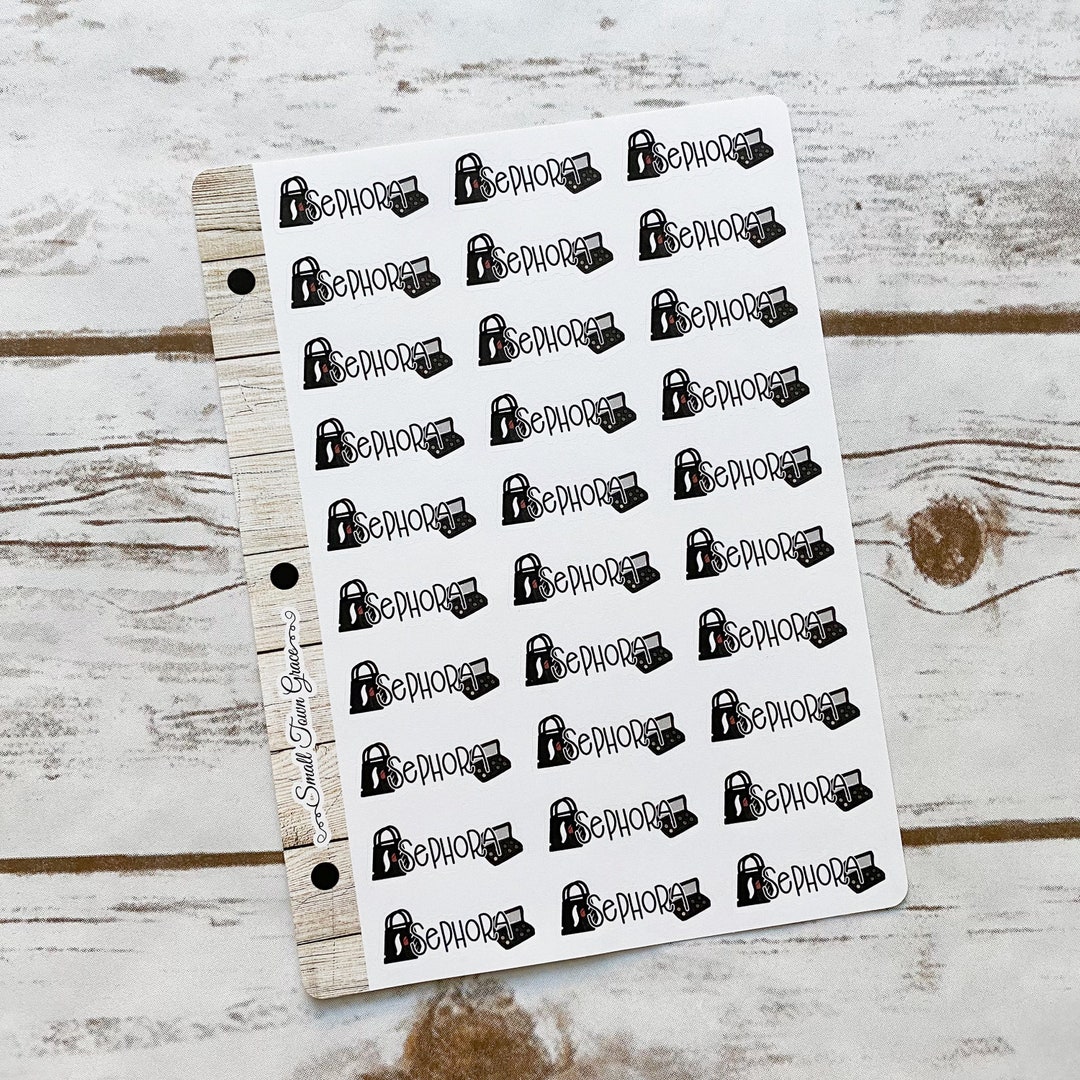 Sephora Event Doodled Stickers Stickers to Help Organize and - Etsy