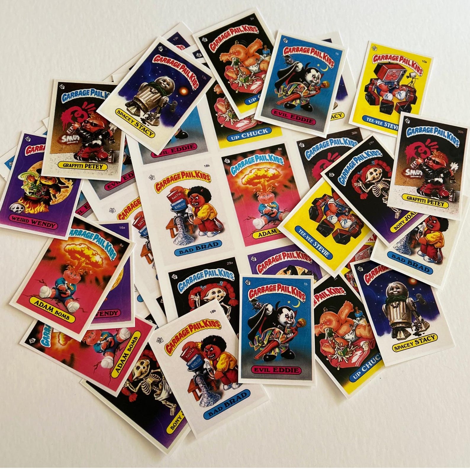 Garbage Pail Kids Clip Art Sheet: Series 1 Collage (PDF & JPEG Download ...