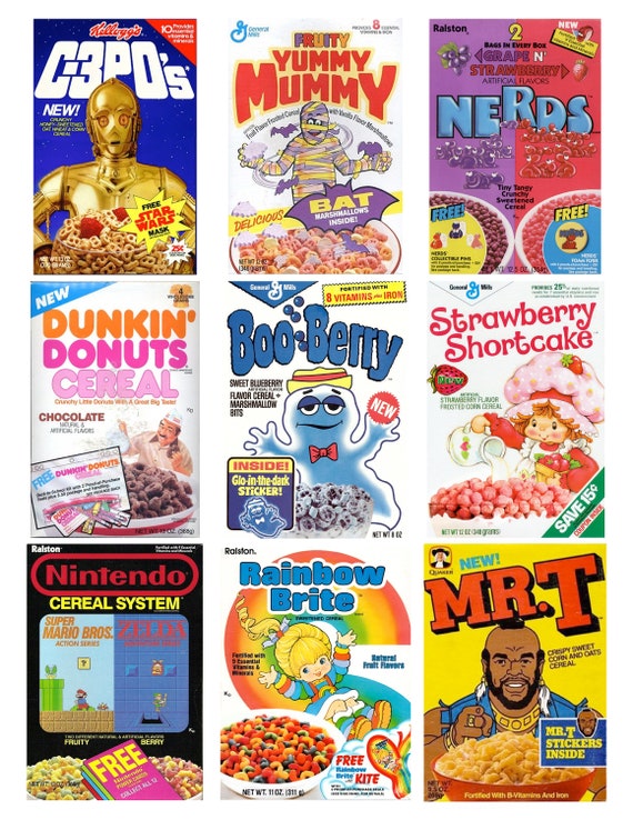 Cereal Box Clip Art