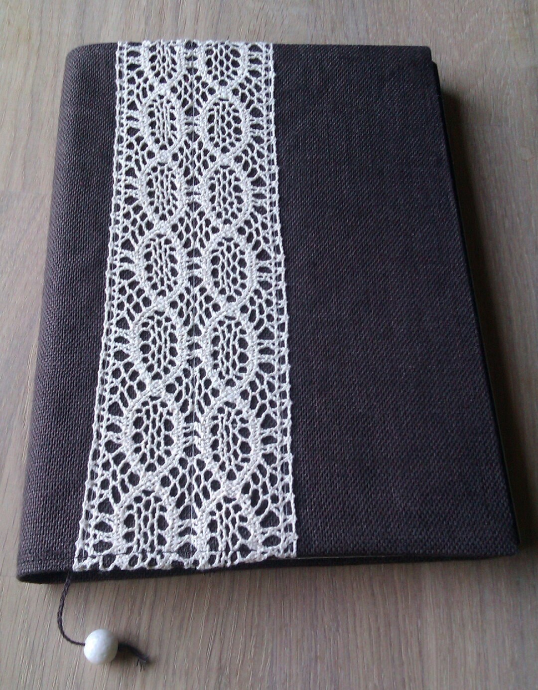 Brown Linen Notebook Cover / Notebook A5 - Etsy
