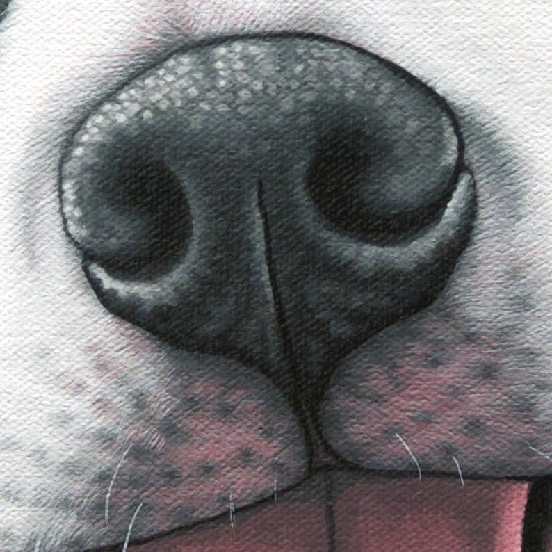 Custom Hand Painted Pet Portrait, Pitbull Painting, Pop Art Dog ...