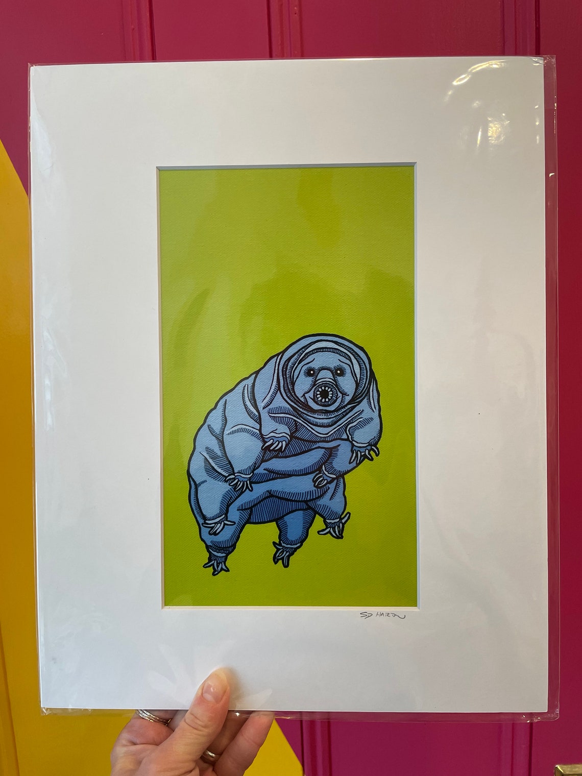 Pop Art Tardigrade Archival Print, Tardigrade Tough Illustration, Gifts ...