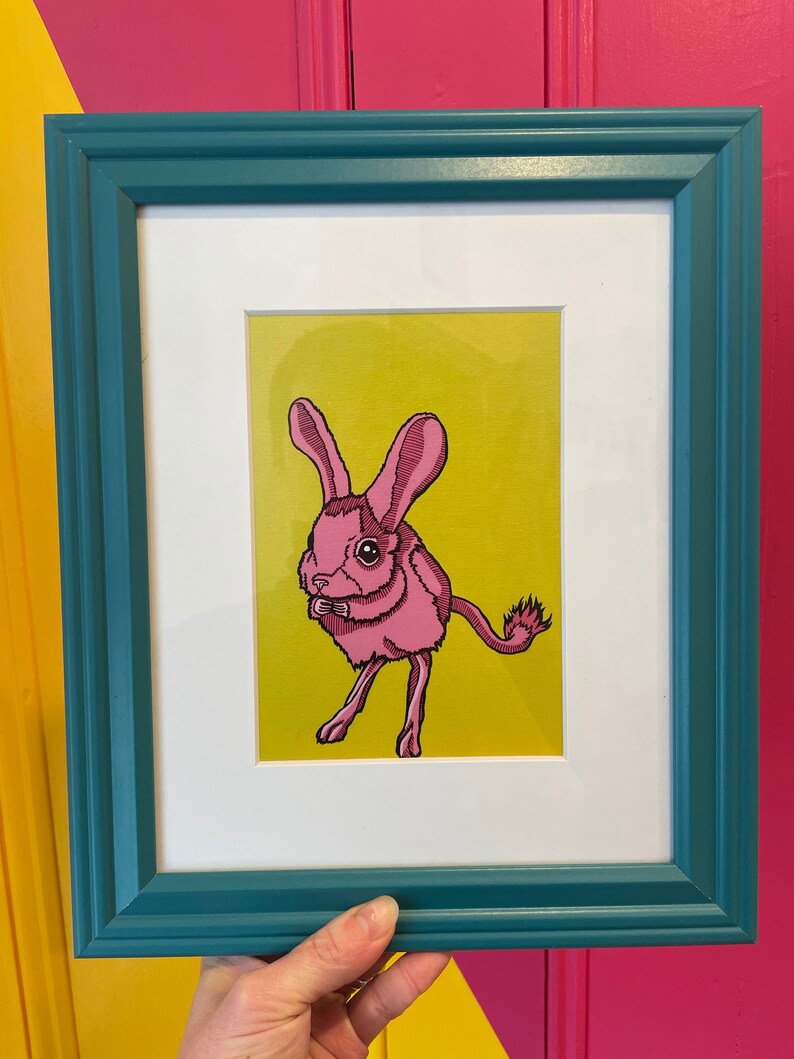 Pop Art Pygmy Jerboa Archival Print Cute Jerboa Nursery Art | Etsy