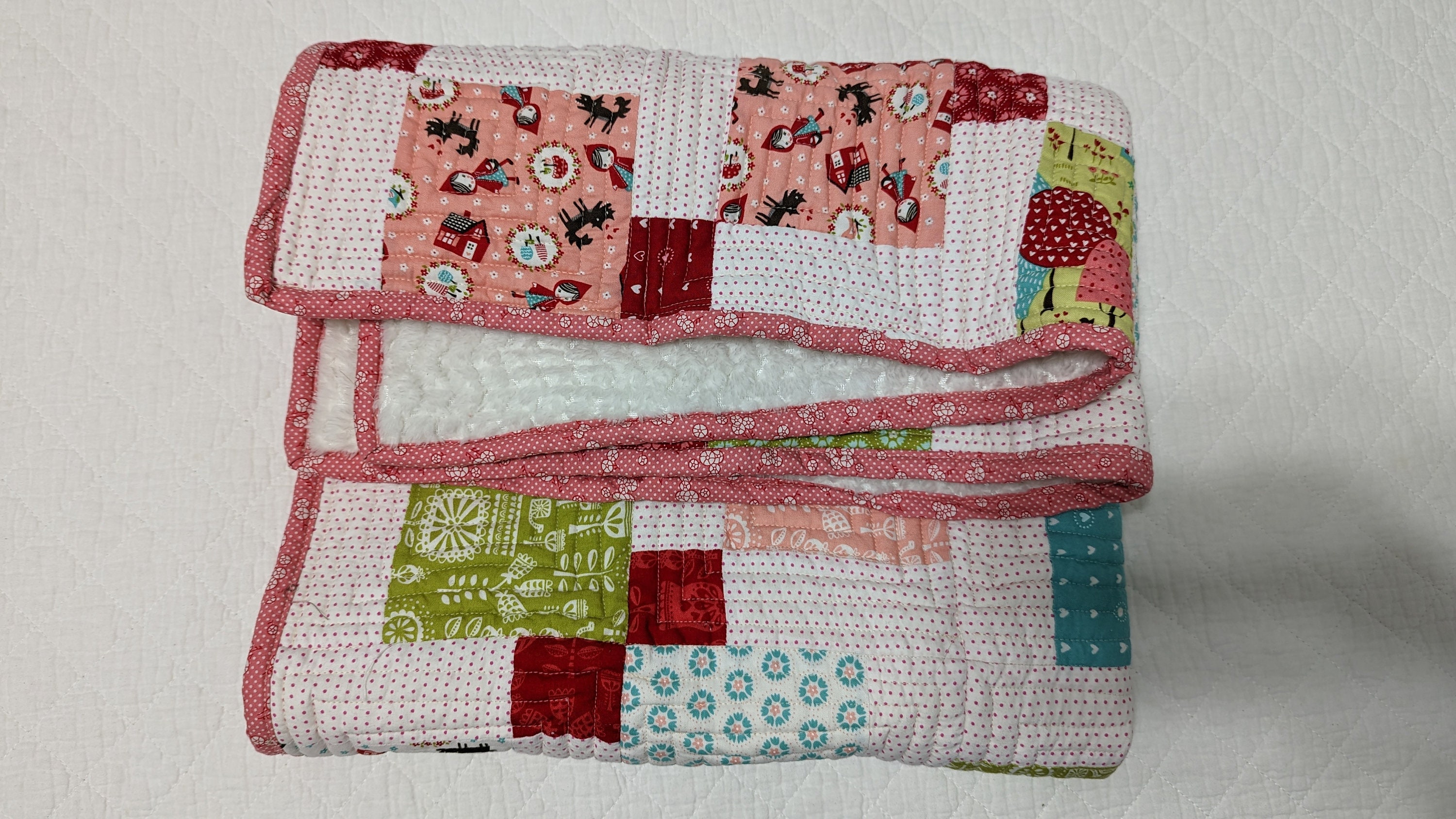 Little Red Riding Hood Moda Baby Quilt Handmade - Etsy