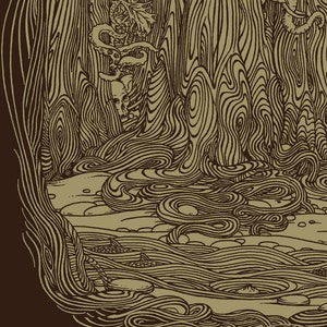 Tangled Forest- Forest Art Print, Forest Animal Print, Tree Wall Art ...