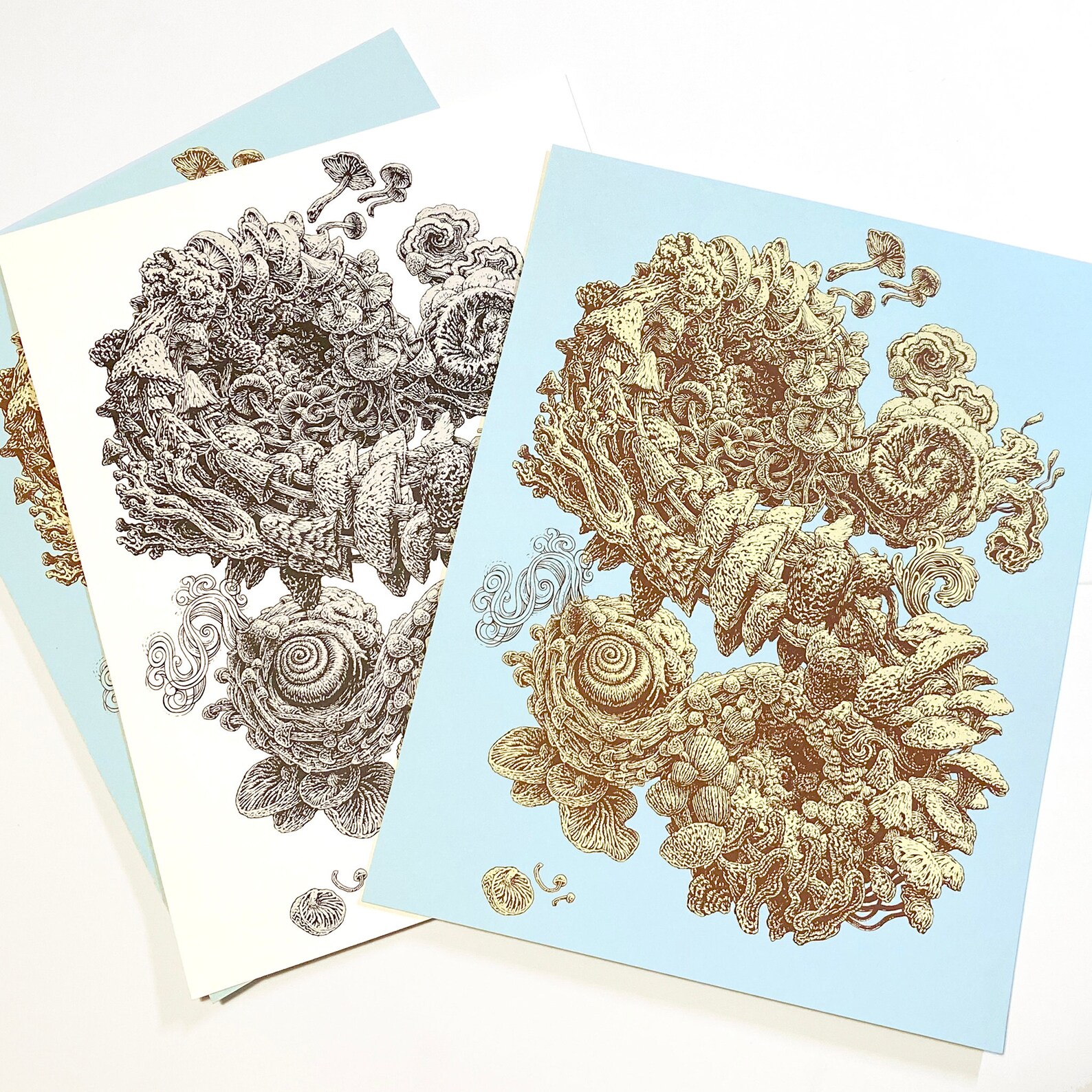 Mushroom Menagerie Screenprint, Limited Edition of 100, Signed and ...