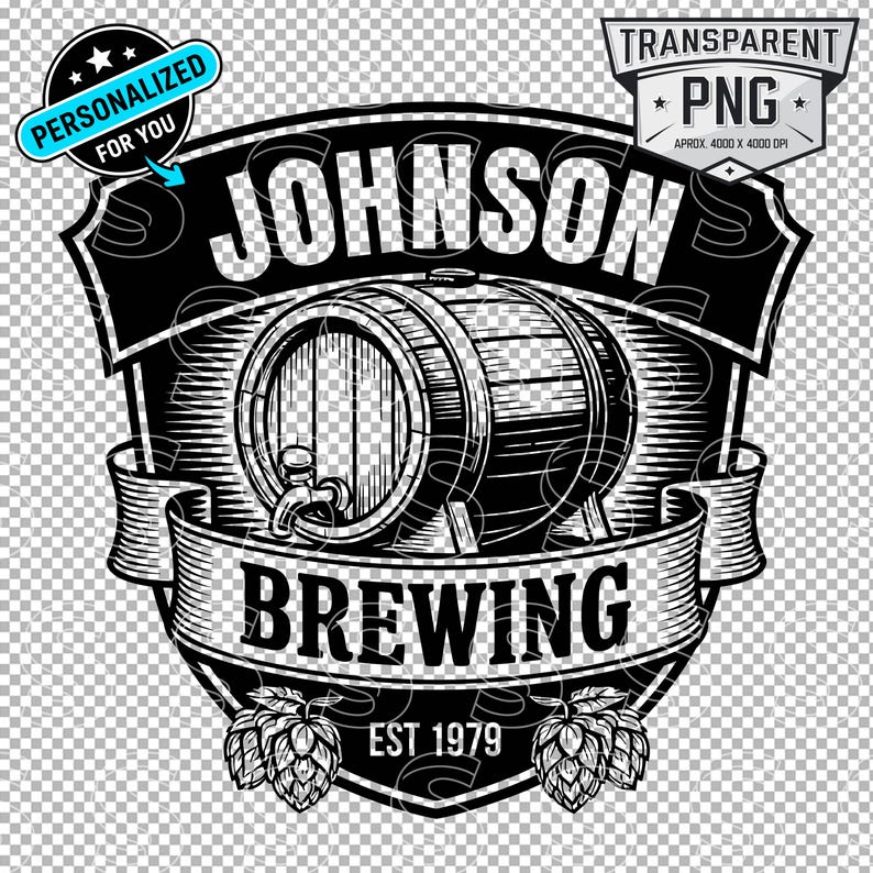 Custom Brewing Logo PNG and SVG - Personalized Home Brewery Sign ...