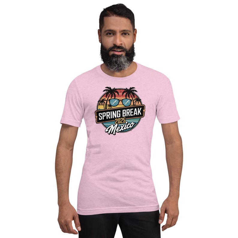 Spring Break 2025 Mexico Shirt Retro Tropical Vacation T-shirt Beach ...