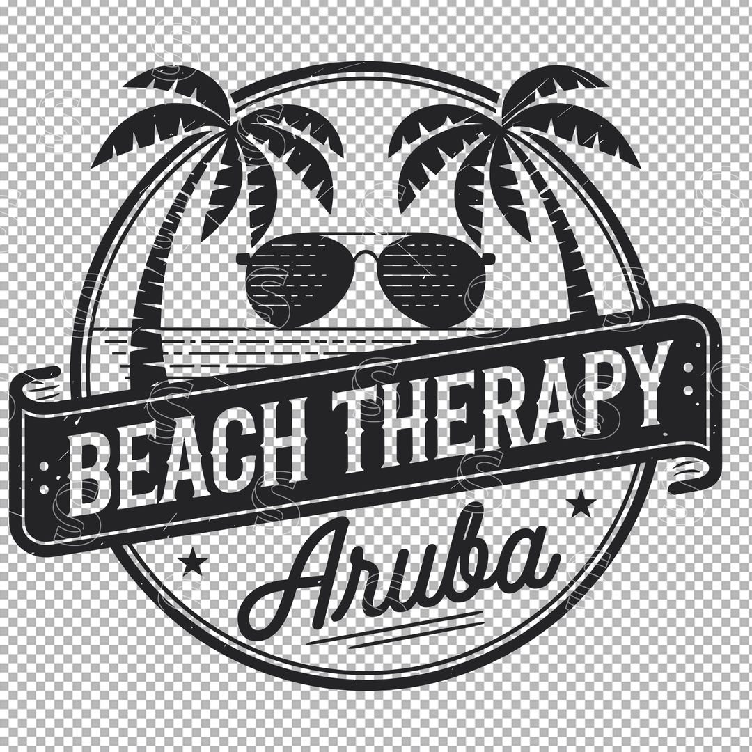 Beach Therapy Aruba 2025 SVG - Digital Download | DIY Crafting & Custom ...