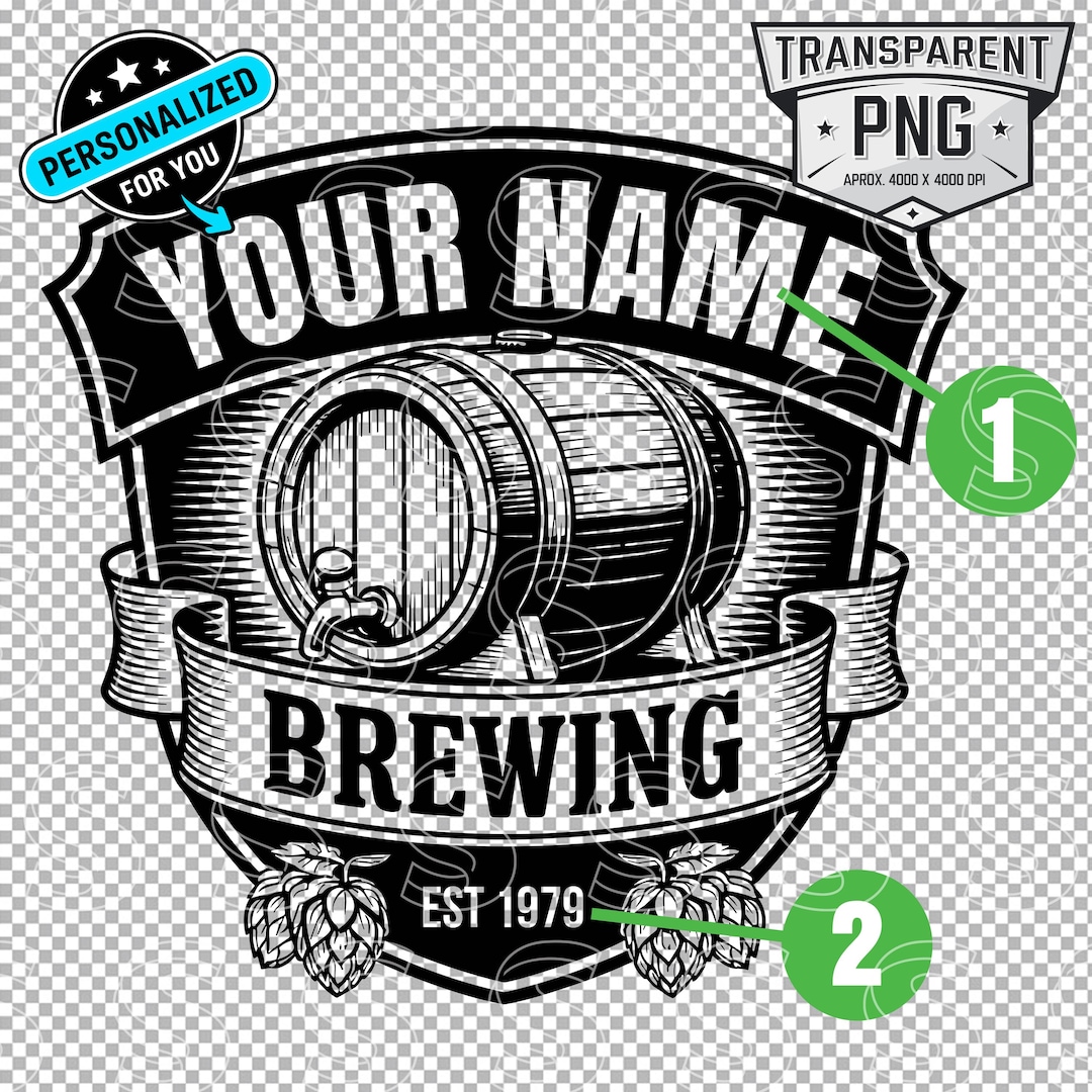 Custom Brewing Logo PNG and SVG - Personalized Home Brewery Sign ...
