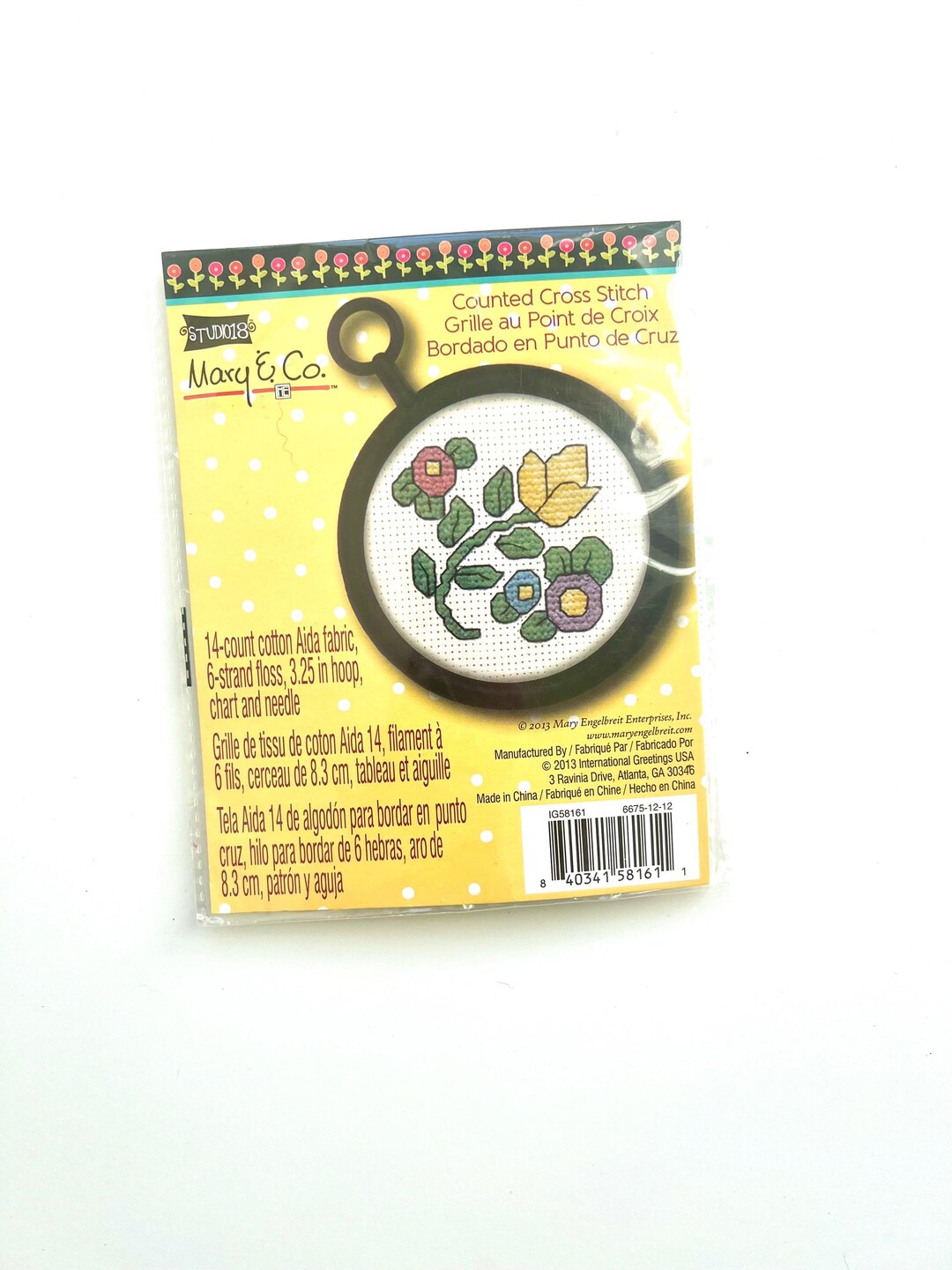 Mary Engelbreit “flowers” Cross Stitch Kit - Etsy