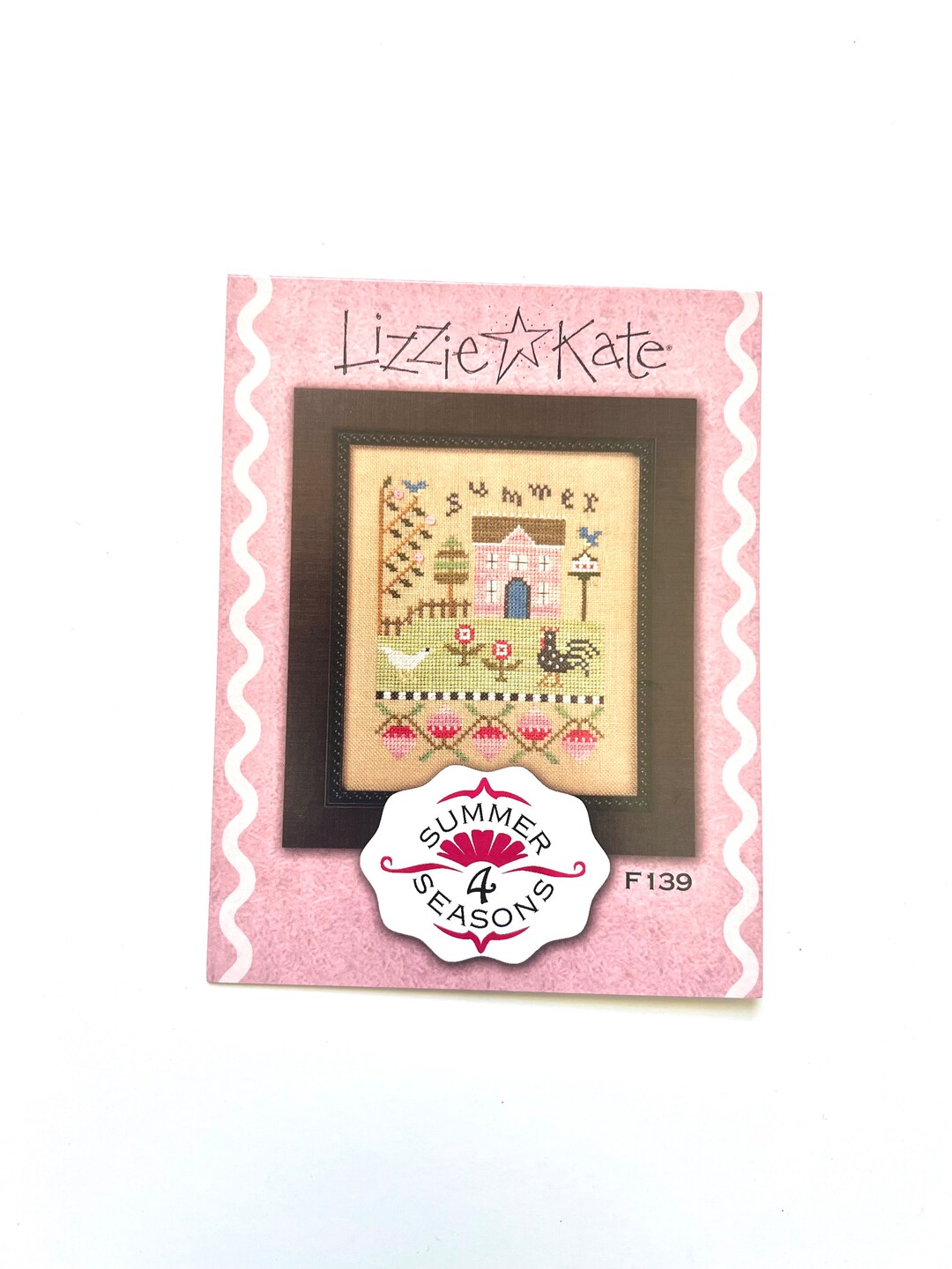 Lizzie Kate Summer Cross Stitch Pattern W/buttons - Etsy